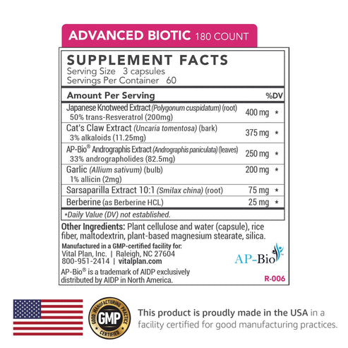 Advanced Biotic | Supports Immune System & Balances Microbiome